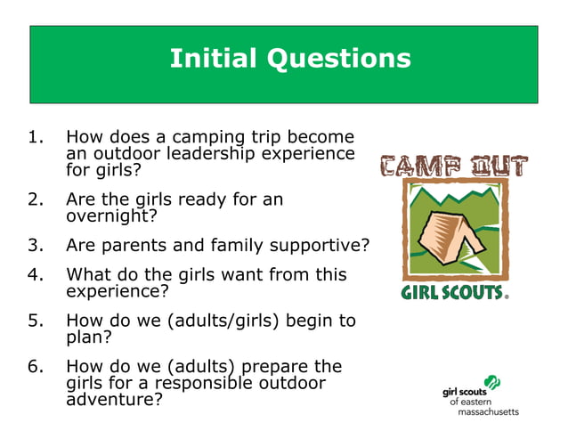 Planning A Camping Experience | PPT | Camping | Travel Type