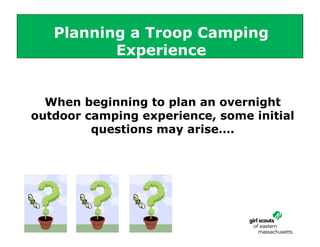 Planning A Camping Experience | PPT