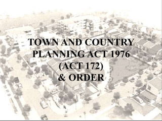 Planning act seminar | PPTX