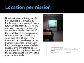 Planning a film screening | PPT