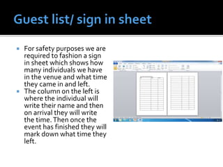 Planning a film screening | PPT