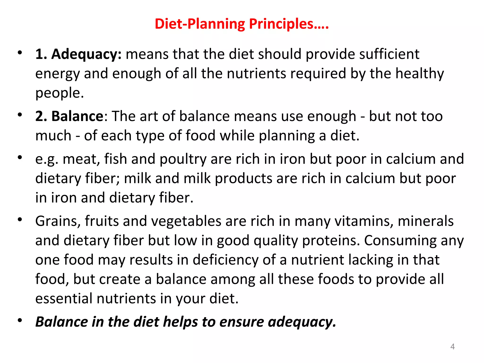 Planning a healthy diet | PPT