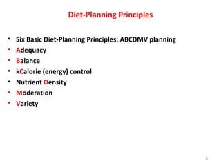 Planning a healthy diet | PPT