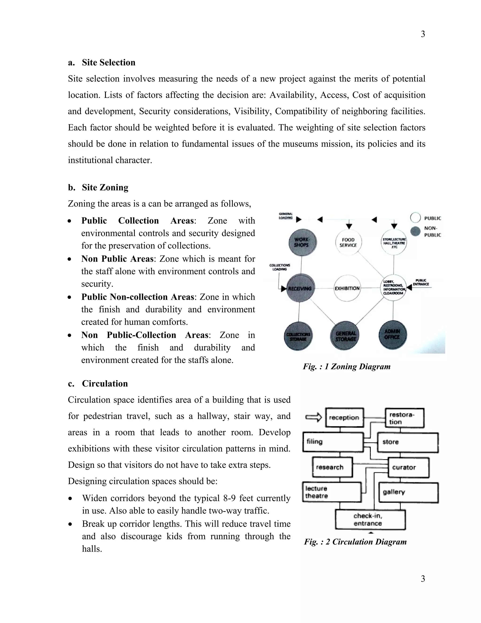 Planning analysis and design of museum building | PDF