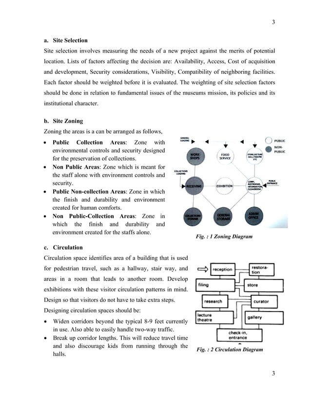 Planning analysis and design of museum building | PDF