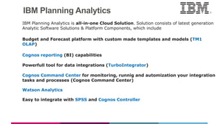 IBM Planning Analytics - esittely ja demo | PPT