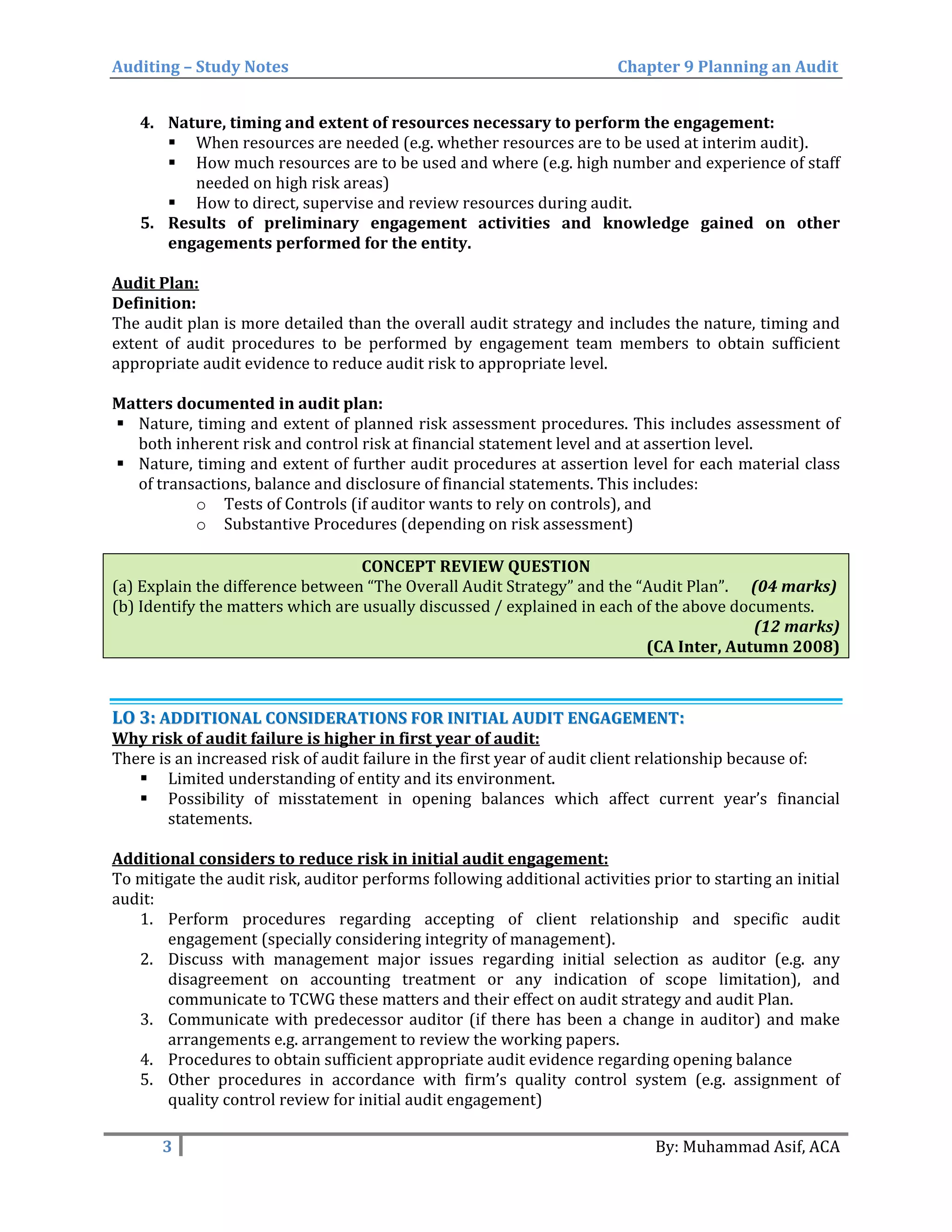 PLANNING AND AUDIT | PDF