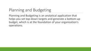 MPA 210 Lecture : Planning & Budgeting | PPTX