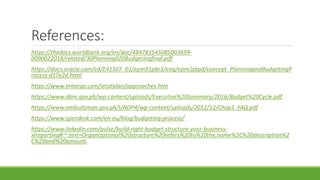 MPA 210 Lecture : Planning & Budgeting | PPTX