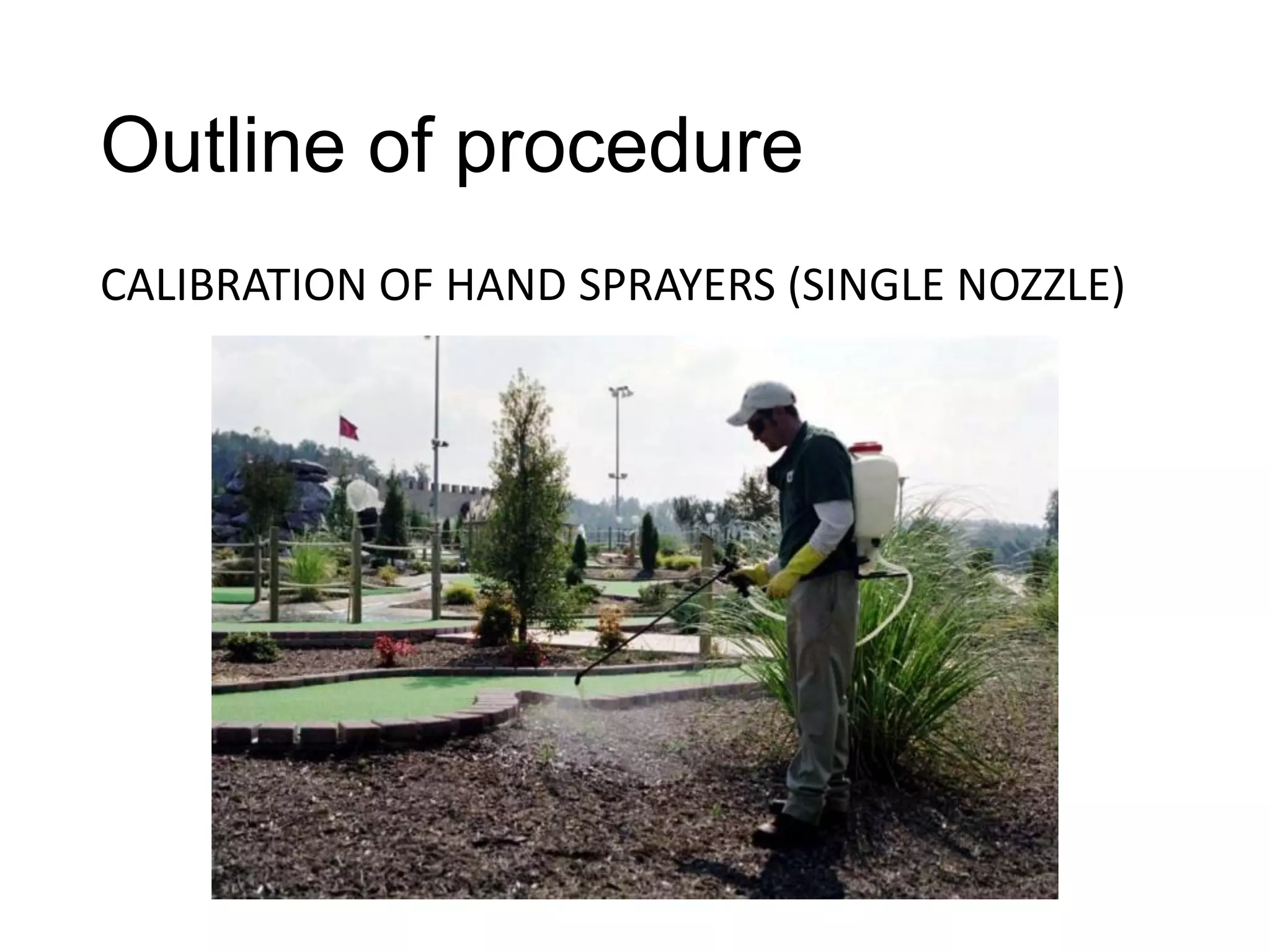 Planning and Calibration of Pesticide Application | PDF