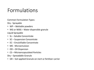 Planning and Calibration of Pesticide Application | PDF