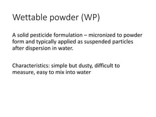 Planning and Calibration of Pesticide Application | PDF