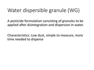 Planning and Calibration of Pesticide Application | PDF