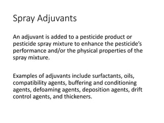 Planning and Calibration of Pesticide Application | PDF