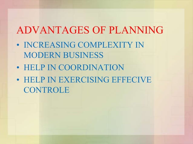 Planning and controlling | PPTX