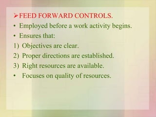 Planning and controlling | PPTX