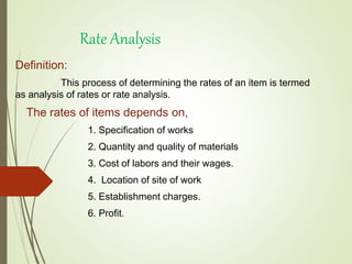 Planning and cost analysis of the commercial building | PPTX
