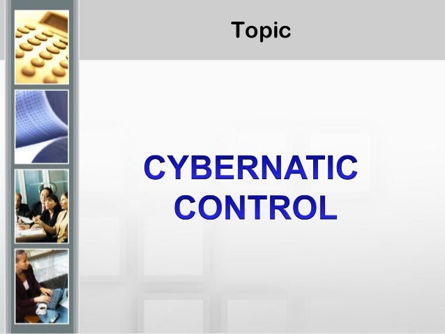 Planning and cybernetic control