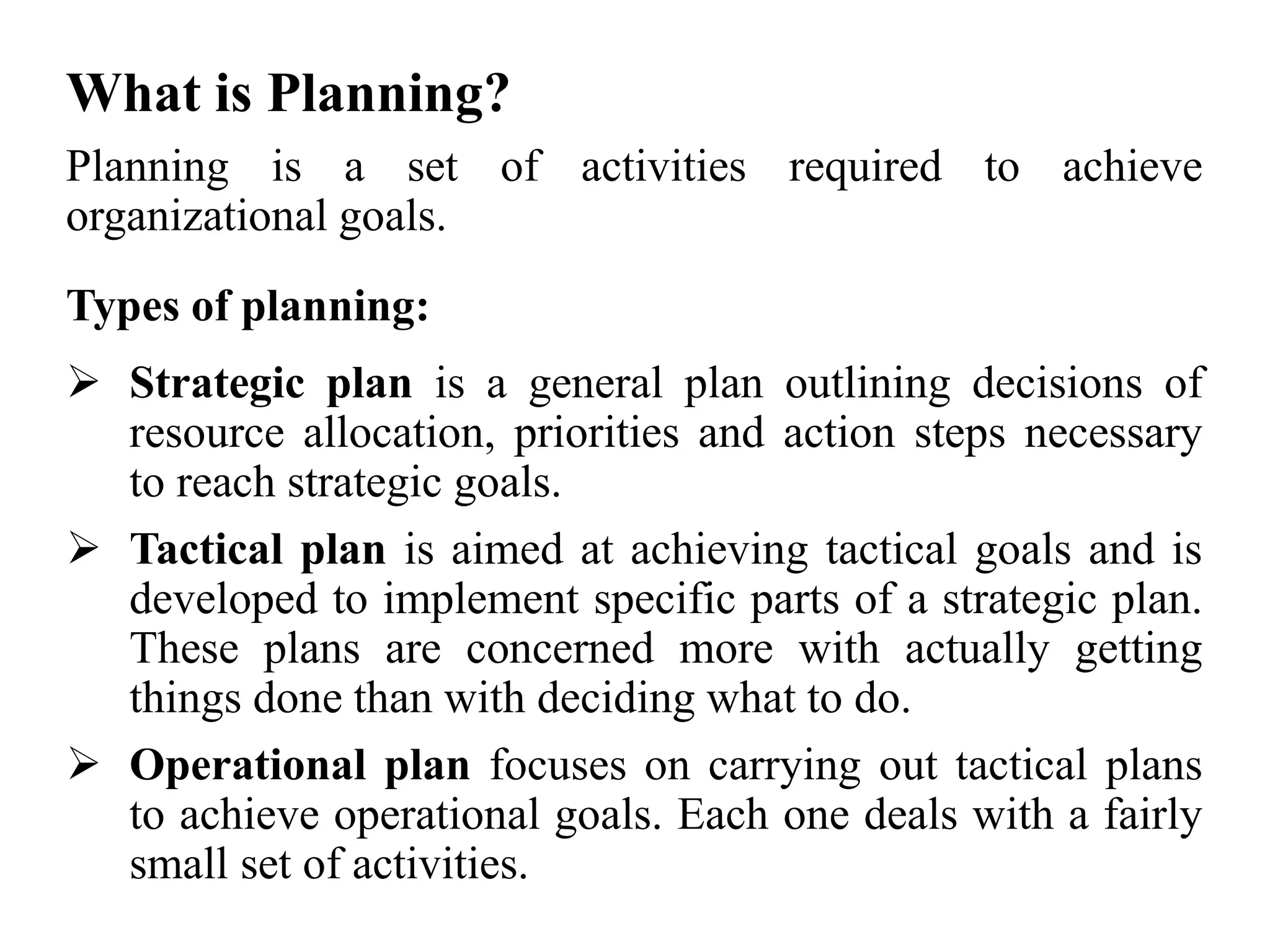 Management: Planning and decision making | PPTX