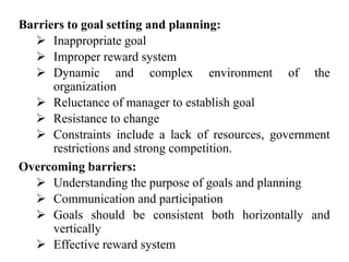 Management: Planning and decision making | PPTX