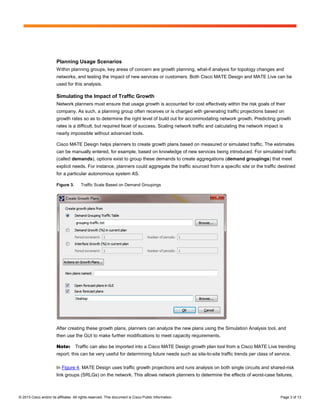 Planning and Designing Networks with the Cisco MATE Portfolio (White Paper) | PDF | Computer ...