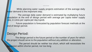 PLANNING AND DESIGNING OF WATER SUPPLY SCHEMES.pptx