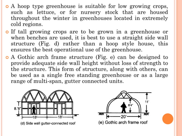 Planning and design of green house | PDF | Gardening | Home & Garden
