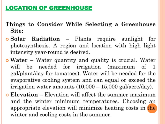 Planning and design of green house | PDF | Gardening | Home & Garden