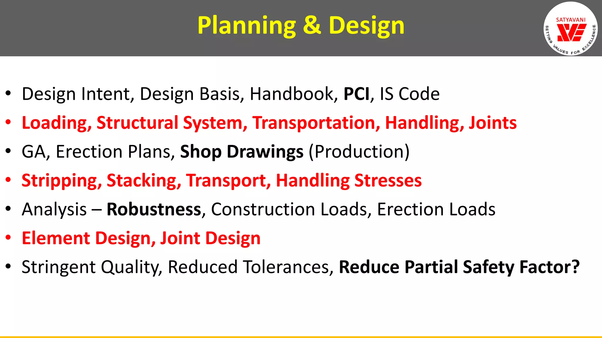 PLANNING AND DESIGNING OF PRECAST STRUCTURES | PDF