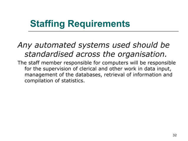 Planning and developing a records center | PPT