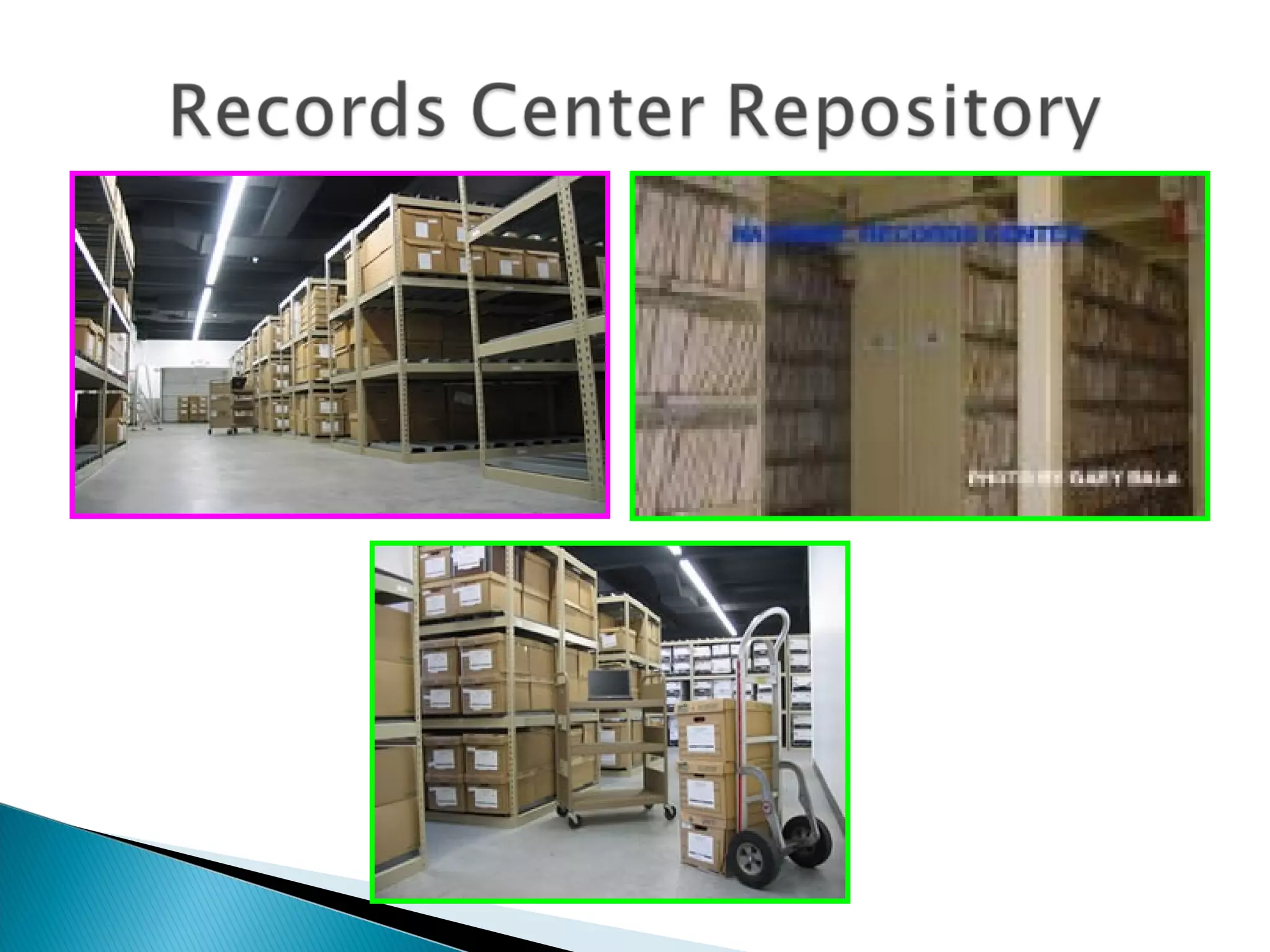 Planning and developing a records center | PPT