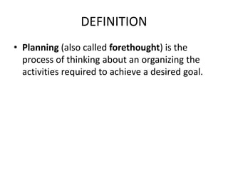 Planning and Development | PPTX