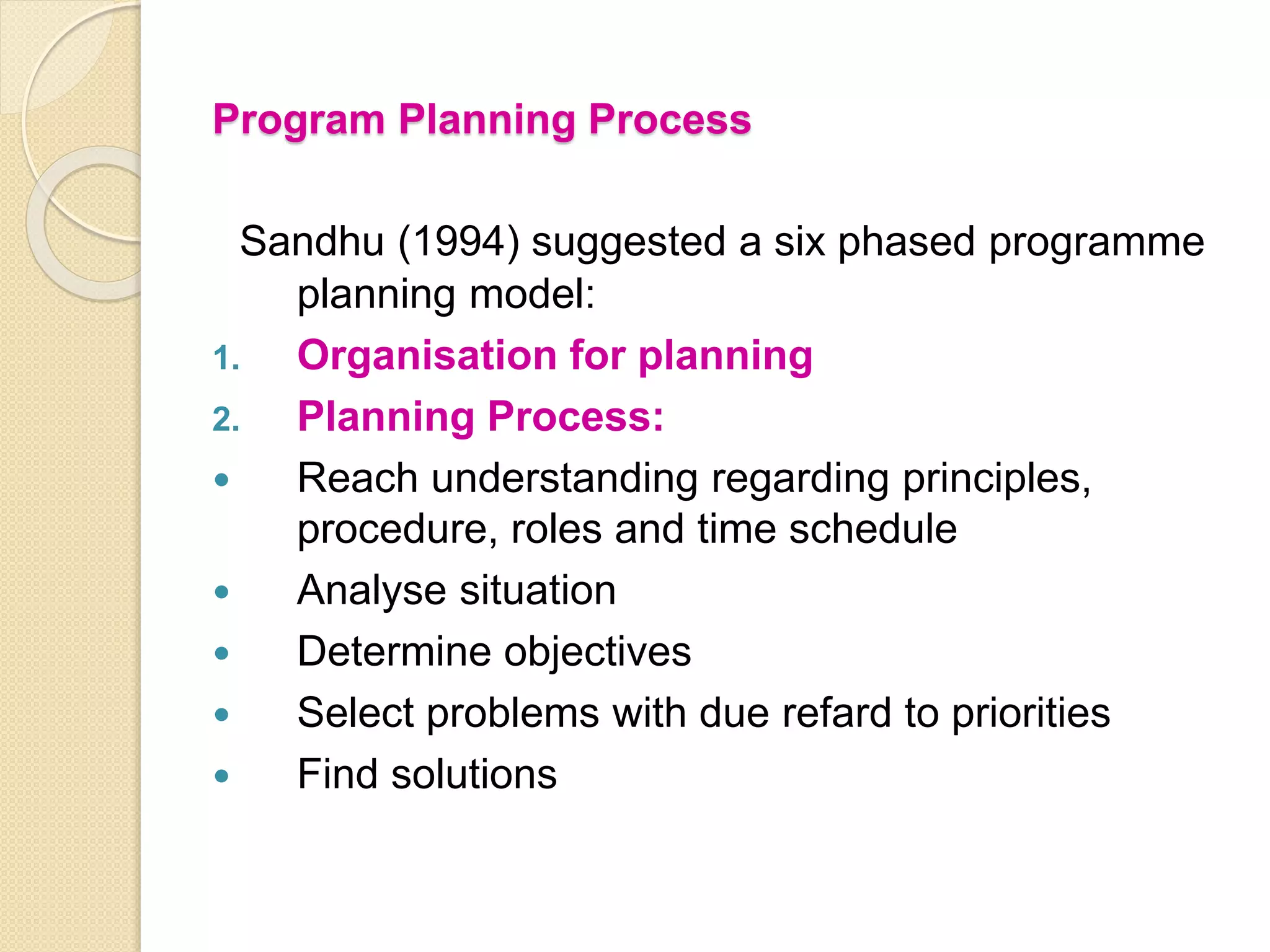 Planning and development of agricultural extension programs | PPTX
