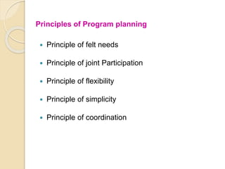 Planning and development of agricultural extension programs | PPTX