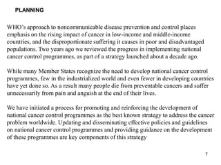 Planning and evaluating Health Promotion ( Cancer).ppt