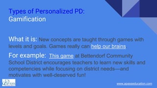 Planning and evaluating professional development for k12 educators | PPTX