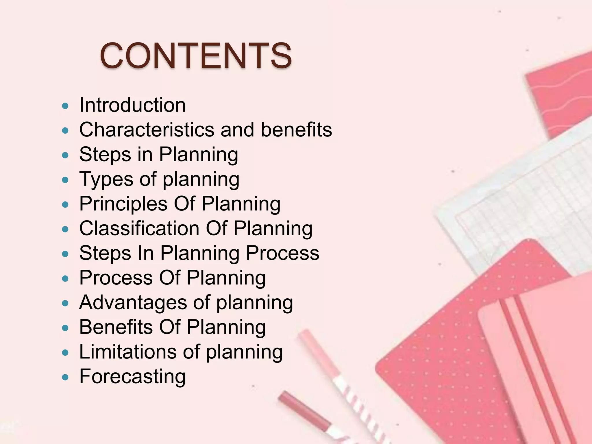 Planning and forecasting | PPTX