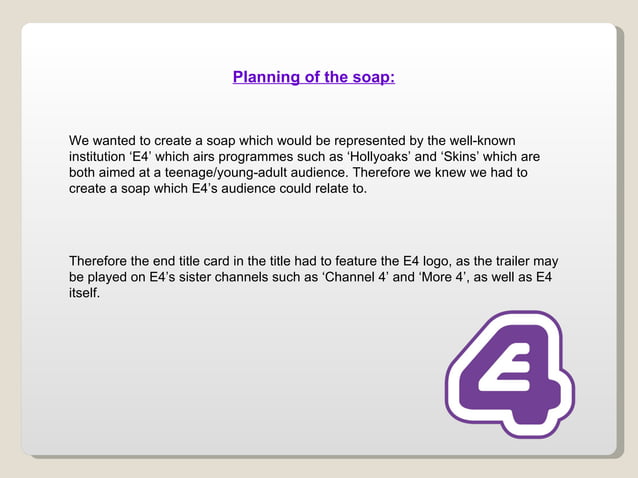 Planning and genre conventions pp | PPT | Soap Opera | Genres