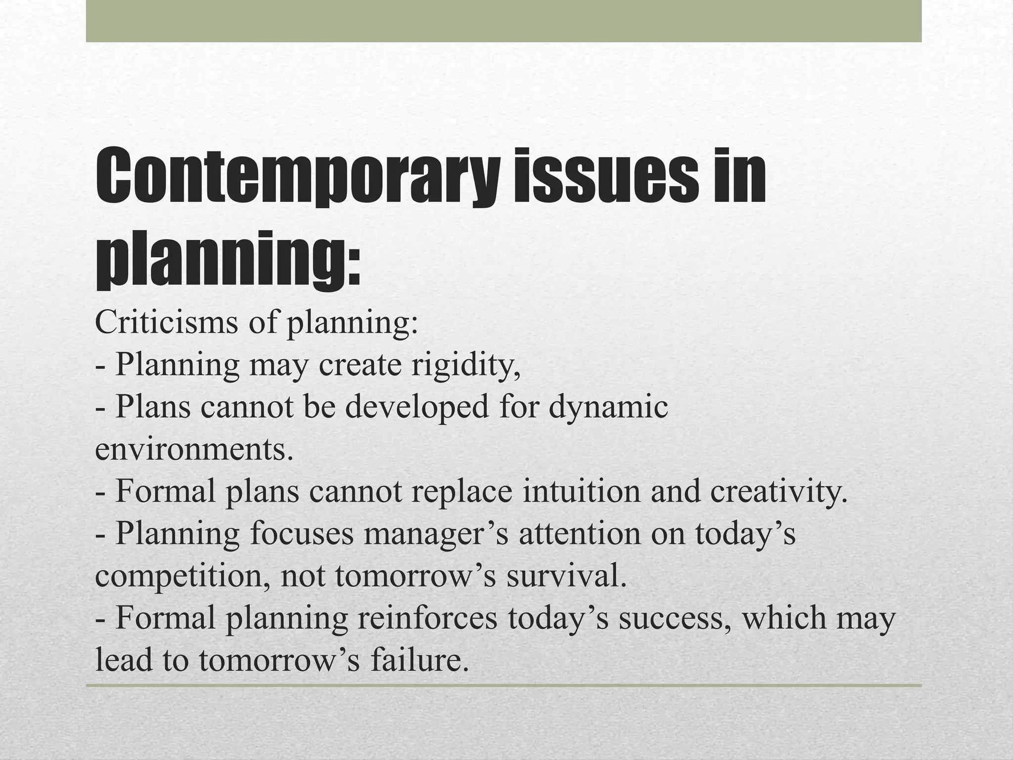 Planning and goal setting | PPTX