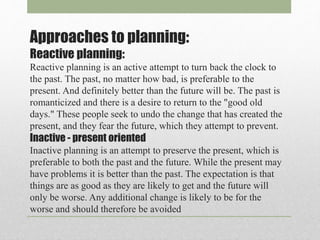 Planning and goal setting | PPTX