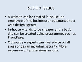 Planning and implementation issues | PPTX