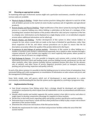 Planning and implementing a fish auction market | PDF