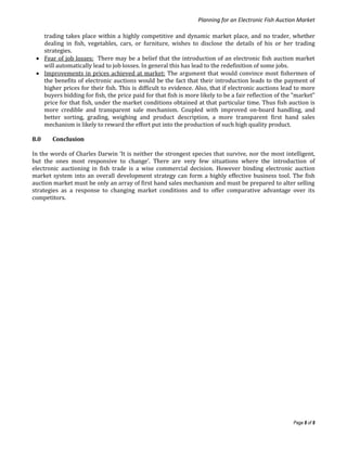 Planning and implementing a fish auction market | PDF