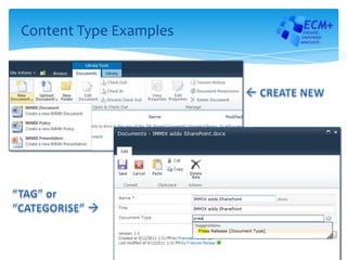 Planning and implementing SharePoint | PPTX