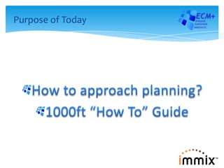 Planning and implementing SharePoint | PPTX