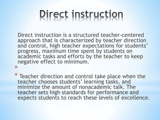 Planning and instruction ppt | PPTX