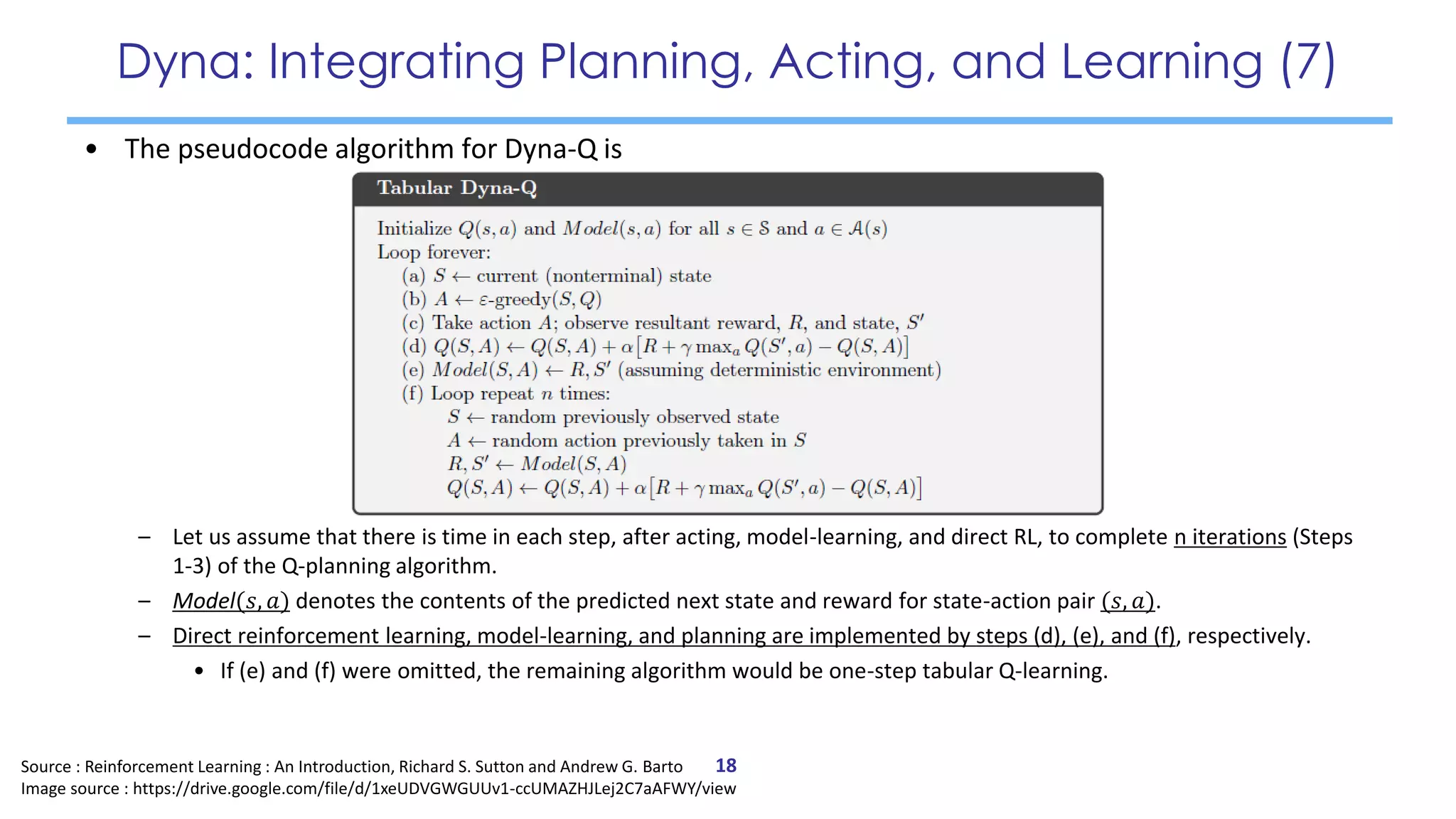 Planning and Learning with Tabular Methods | PDF