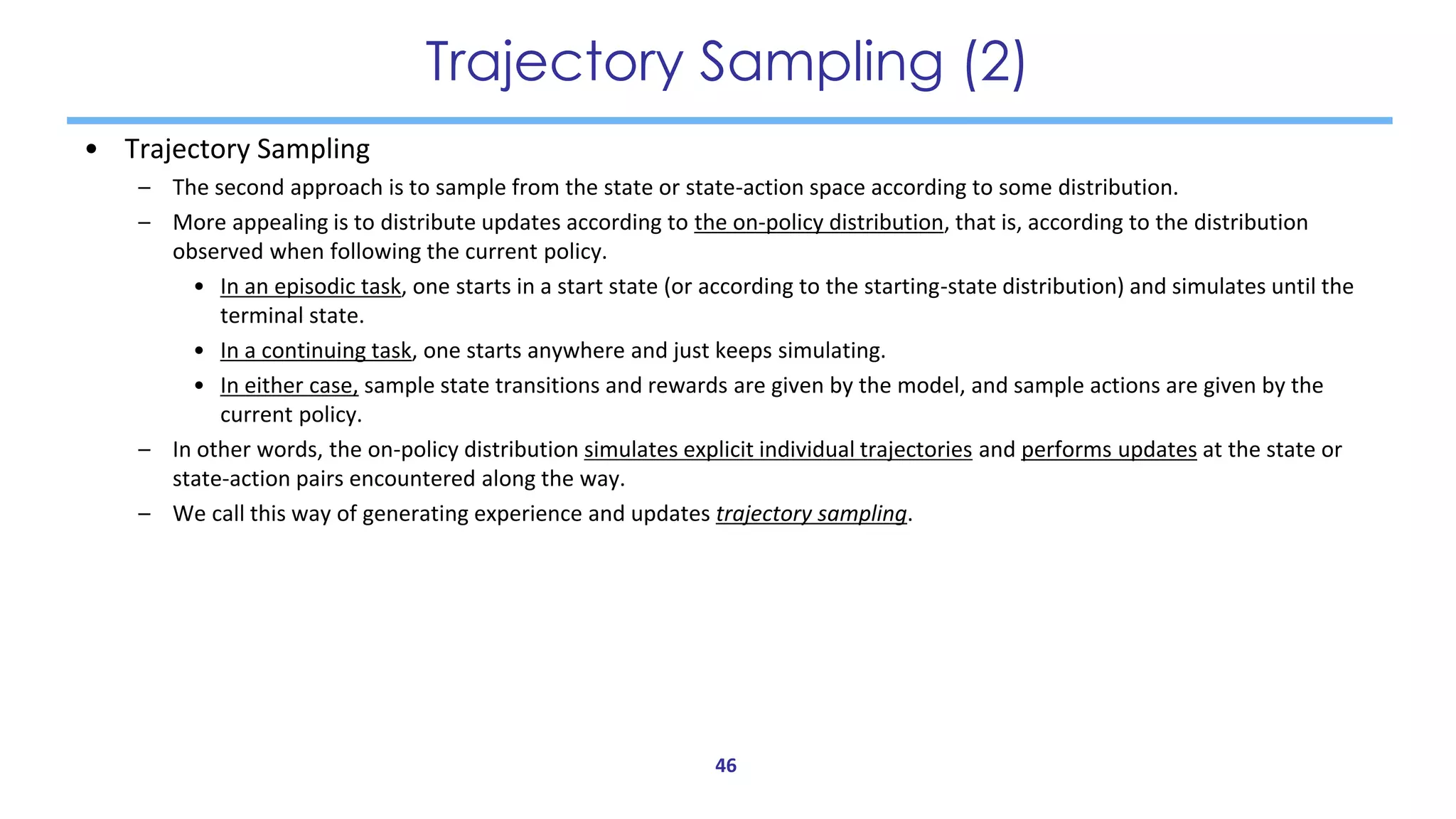 Planning and Learning with Tabular Methods | PPT