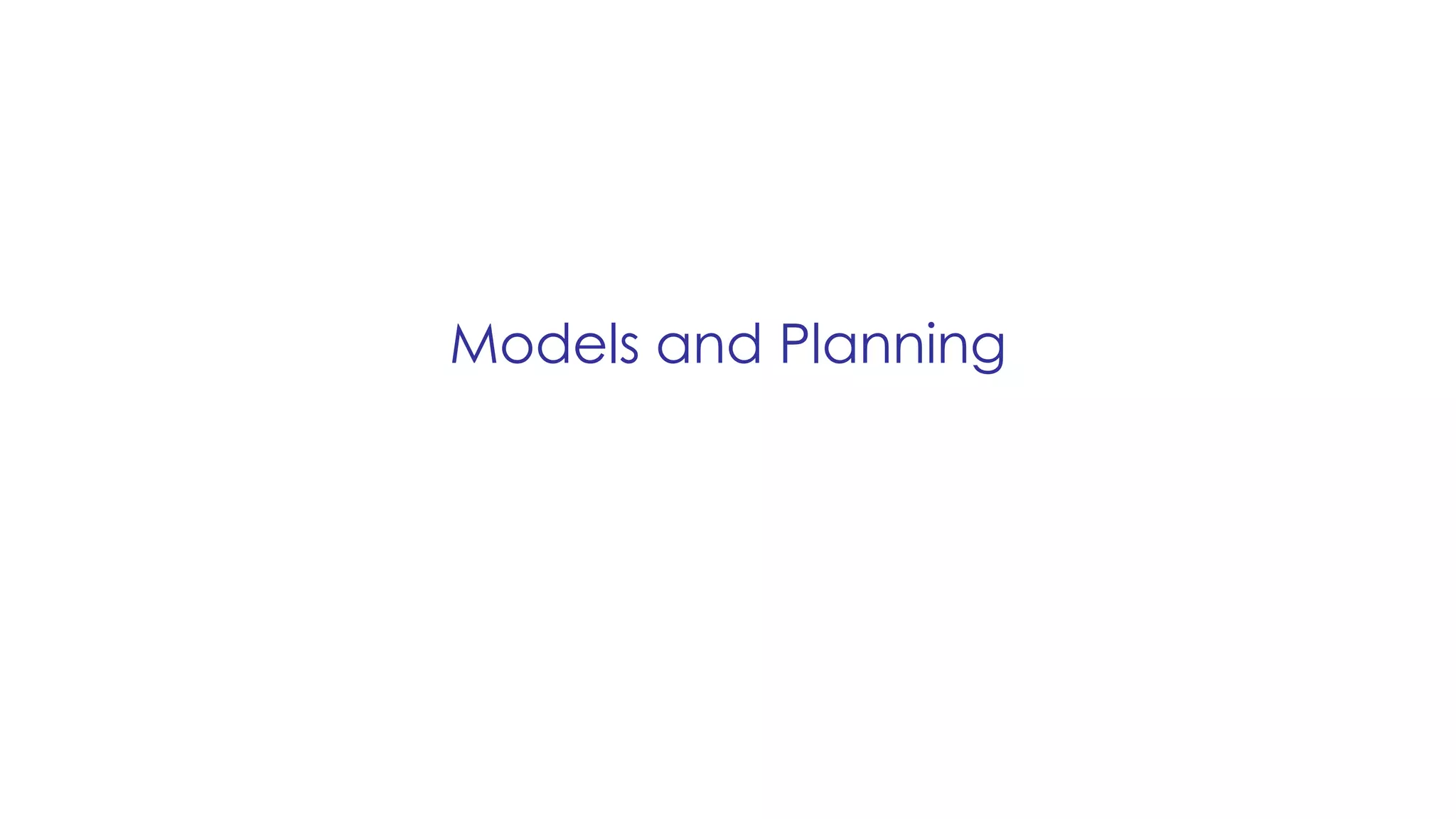 Planning and Learning with Tabular Methods | PDF