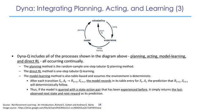 Planning and Learning with Tabular Methods | PPT